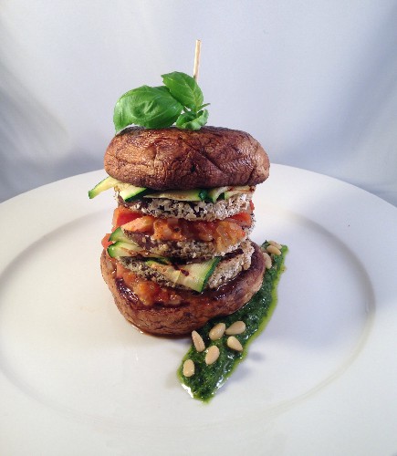 Mega groenteburger | Vegetarische burger van formaat.